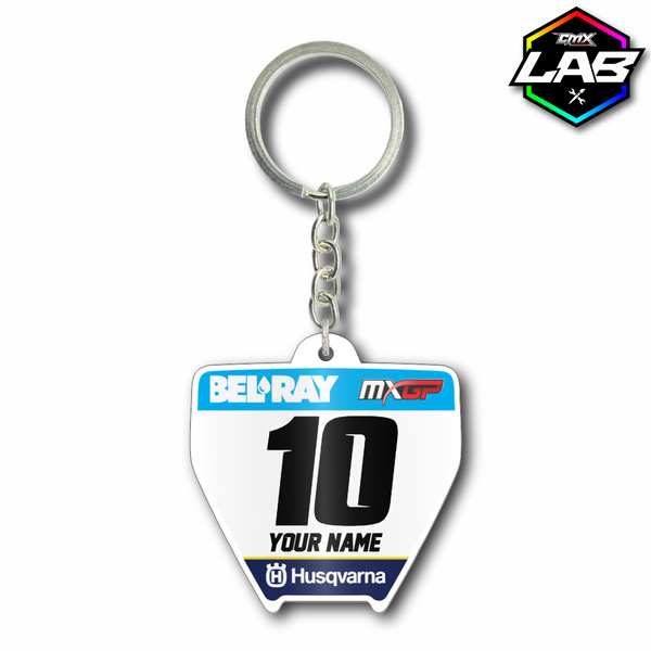 Double Sided Keychain Husqvarna 01 - Design 02 – CMX Graphics
